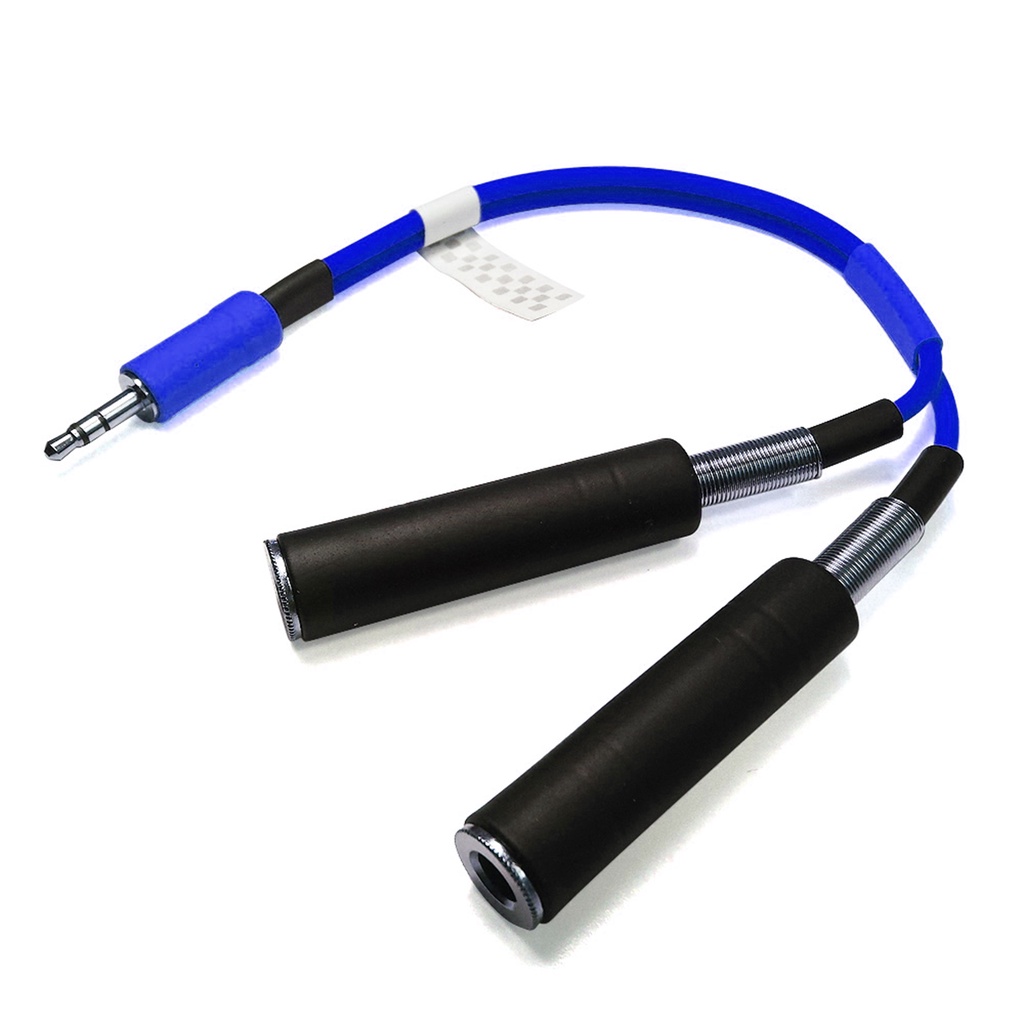 Adaptador P2 macho / 2 femeas P10 microfones | Shopee Brasil