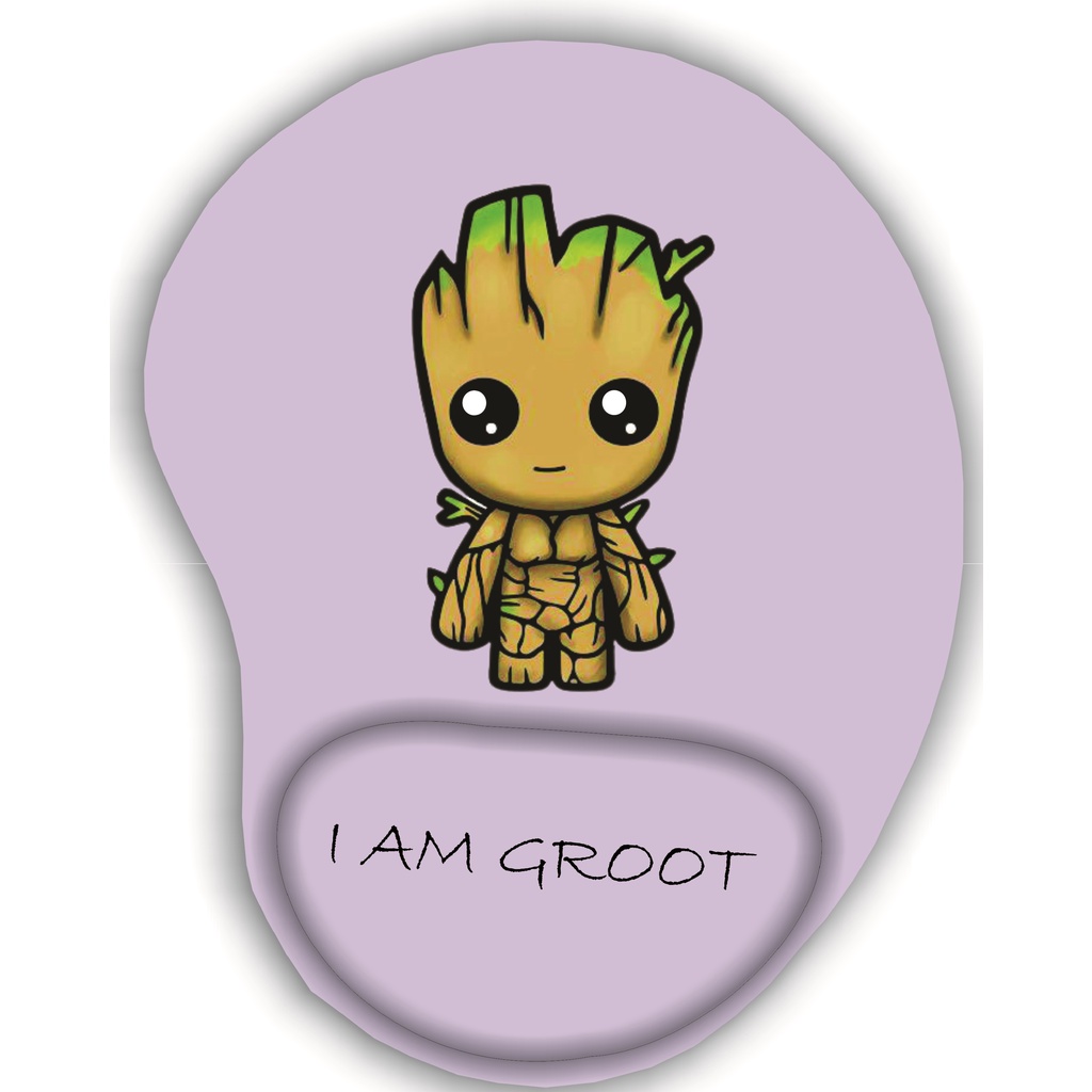 Mouse Pad I am Groot com apoio para pulso | Shopee Brasil