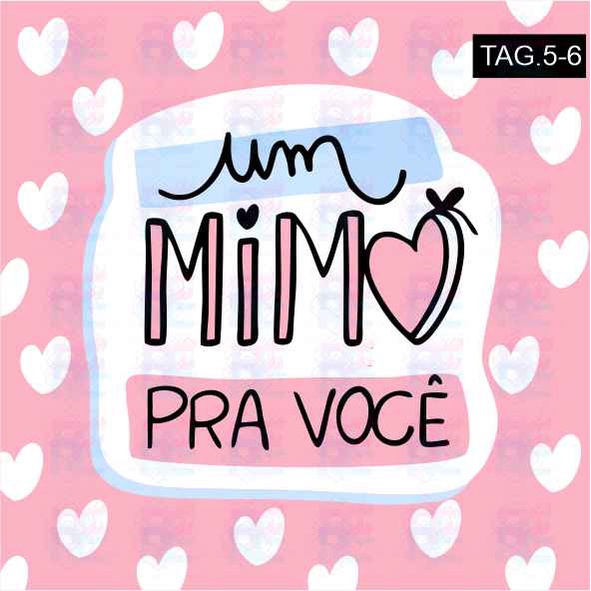 Cartão Tag de Agradecimento ''Um Mimo pra Você" | Shopee Brasil