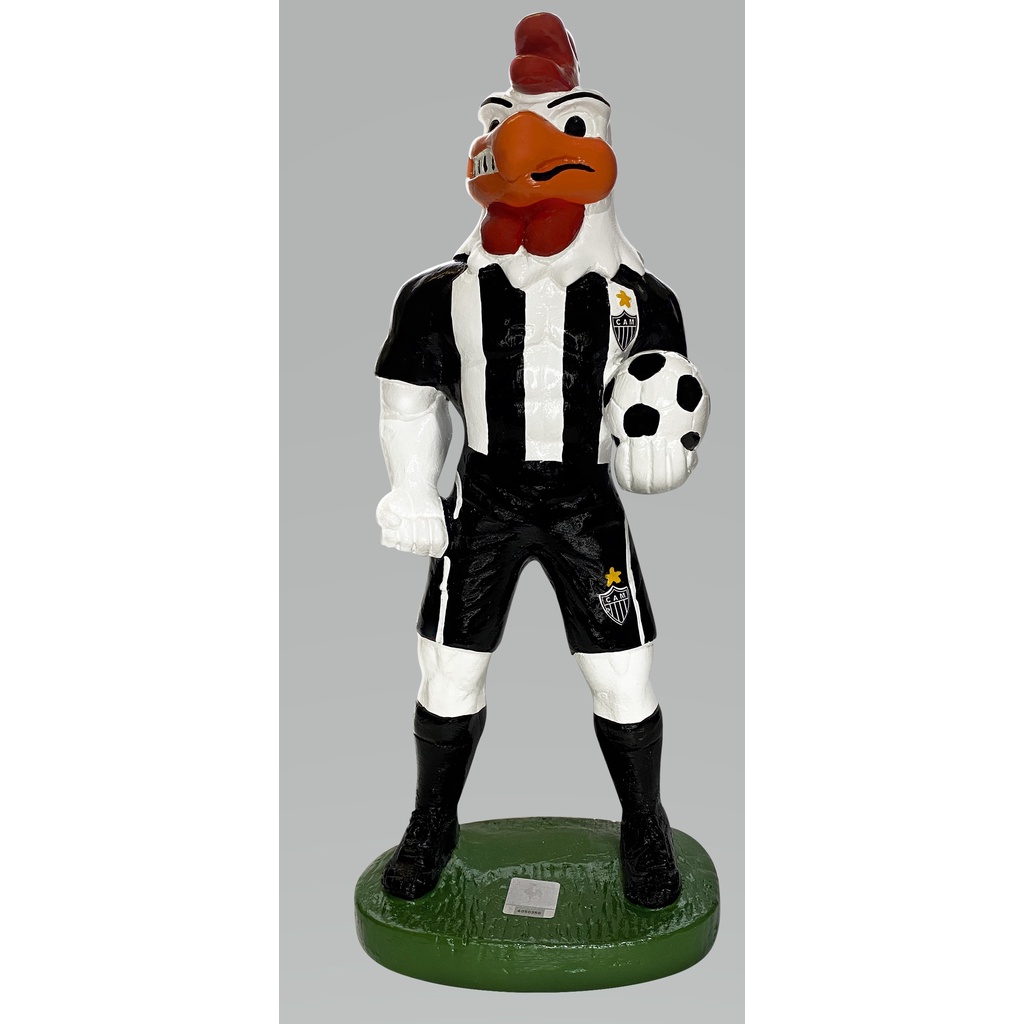 Mascote Galo Doido Em Gesso - 25 Cm - Produto Licenciado Pelo Clube ...