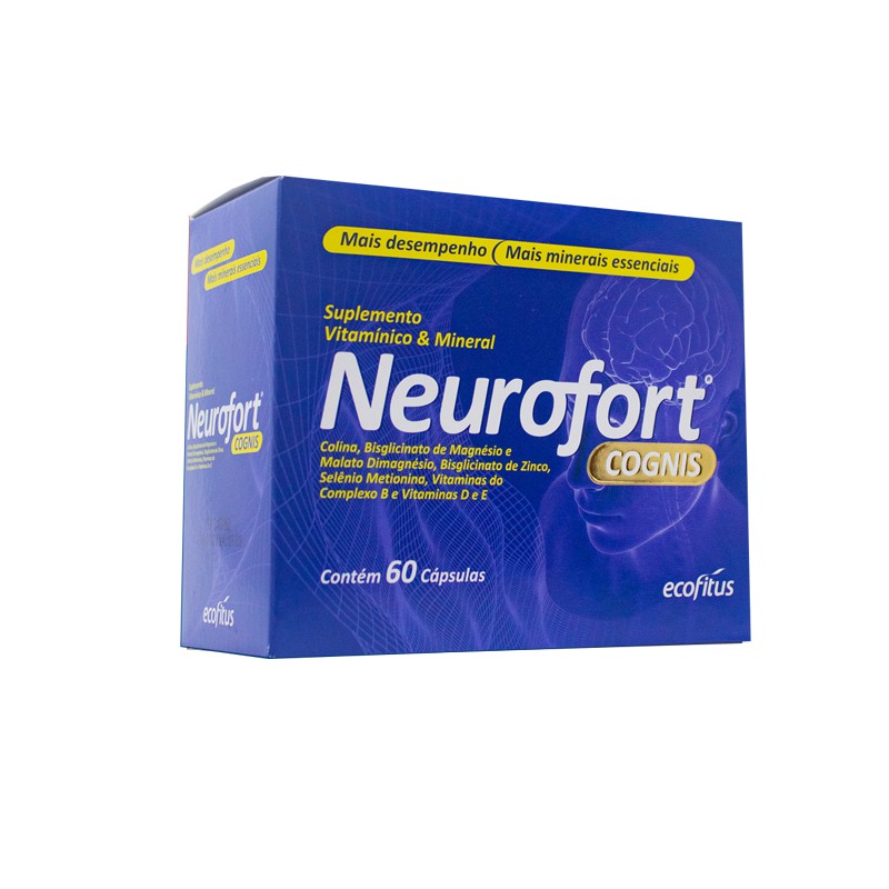 Neurofort Cognis Com 60 Comprimidos - Mente Saudável Memória | Shopee ...