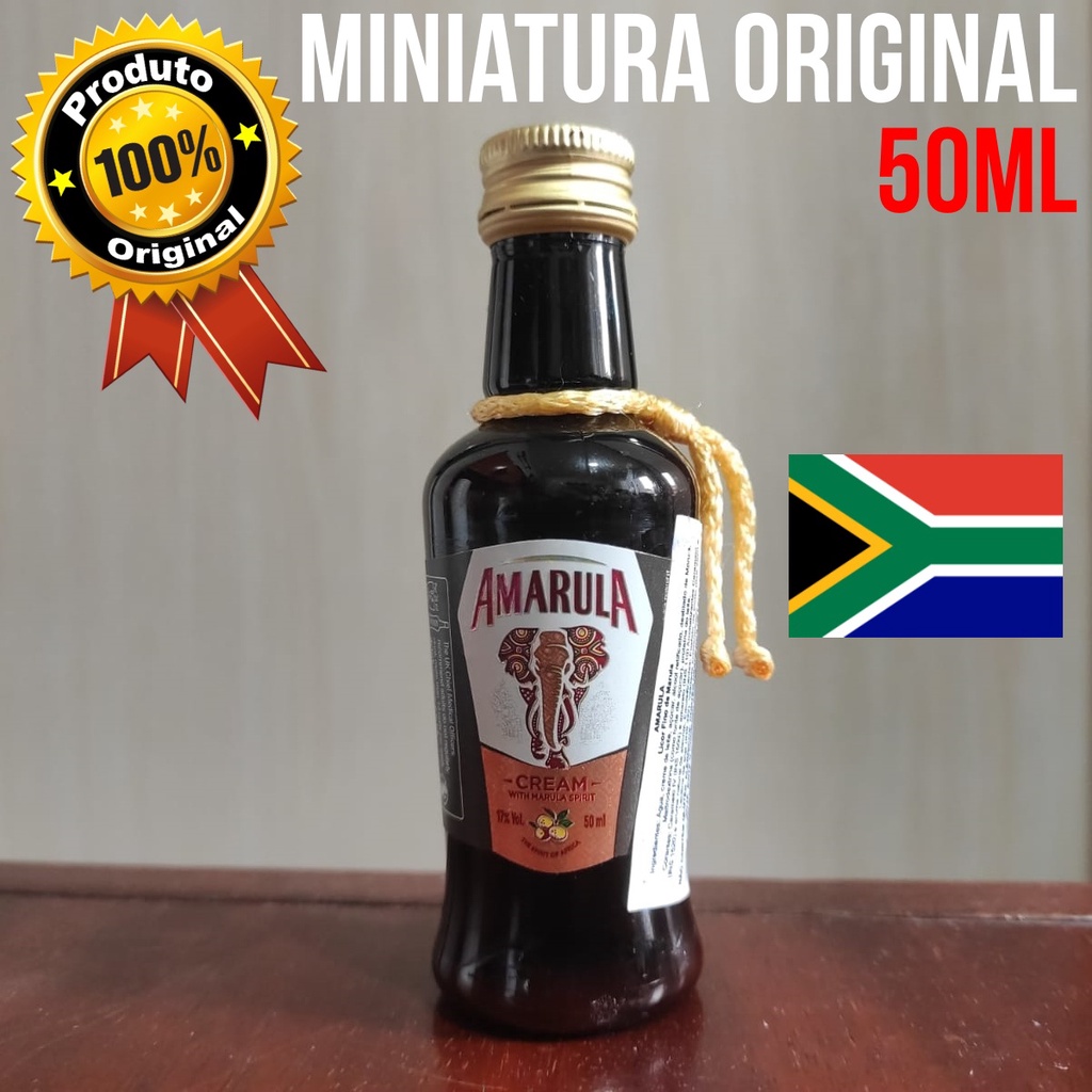 Mini Licor Amarula 50ml | Shopee Brasil