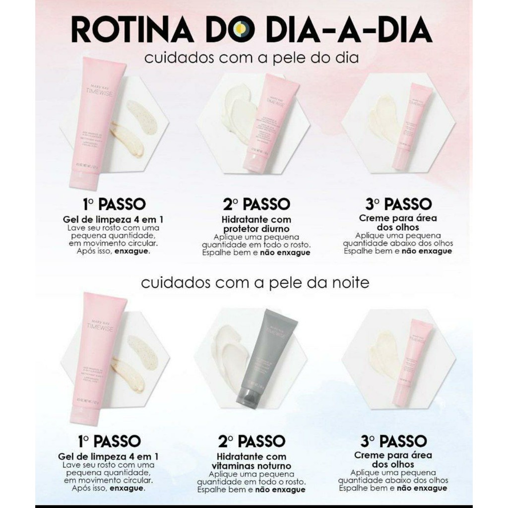 Kit Timewise 3D Anti- idade Mary Kay pele mista e oleosa | Shopee Brasil