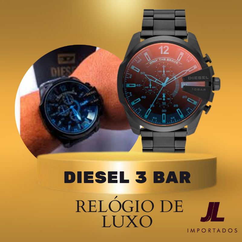 relógio Diesel 3 bar totalmente a prova dágua (Original) | Shopee Brasil