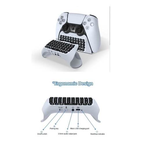 Teclado Keyboard Para controle Ps5 Dualsense | Shopee Brasil