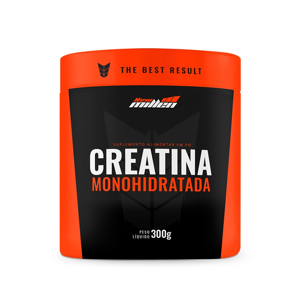 Creatina Pura Monohidratada 300g 150g New Millen Escorrega O Preço