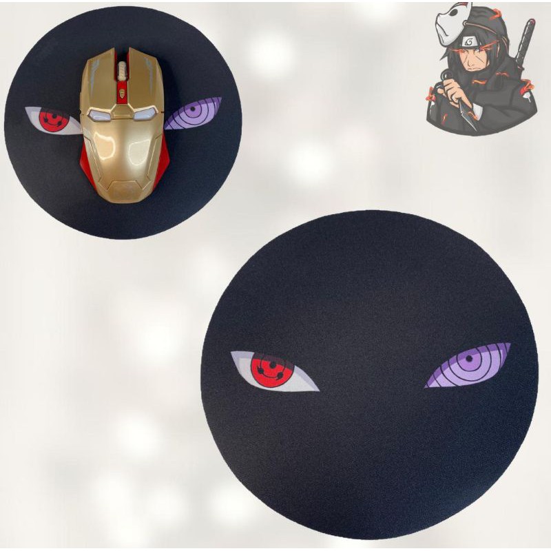 Mouse Pad Gamer Naruto Sharingan Rinnegam | Shopee Brasil