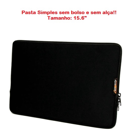 Capa Case Pasta Maleta Notebook Neoprene Premium de 10.1" até 17.3 ...