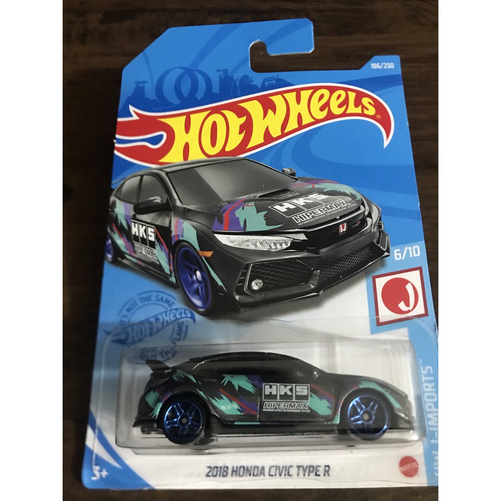 Honda Civic Type R hks Hot Wheels | Shopee Brasil