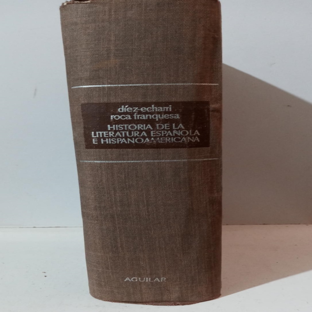 Historia De La Literatura Española e Hispanoamericana autor Emiliano ...