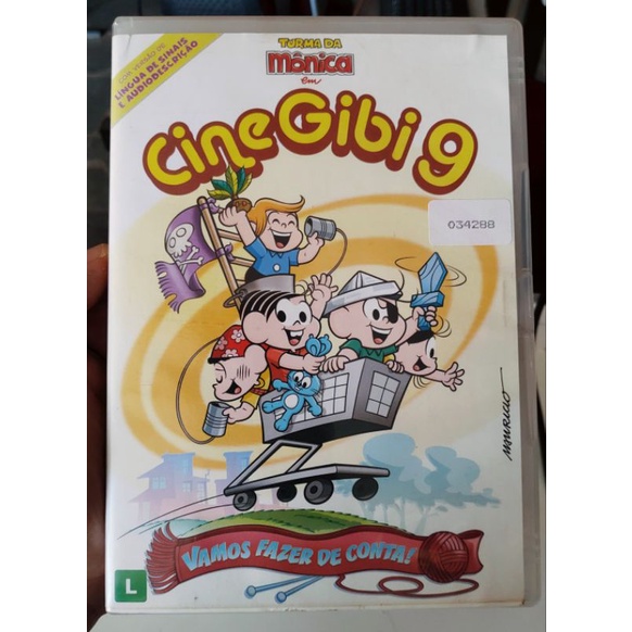 DVD Turma da Mônica - Cine Gibi 9 - Vamos Fazer de Conta! (Original) | Shopee Brasil