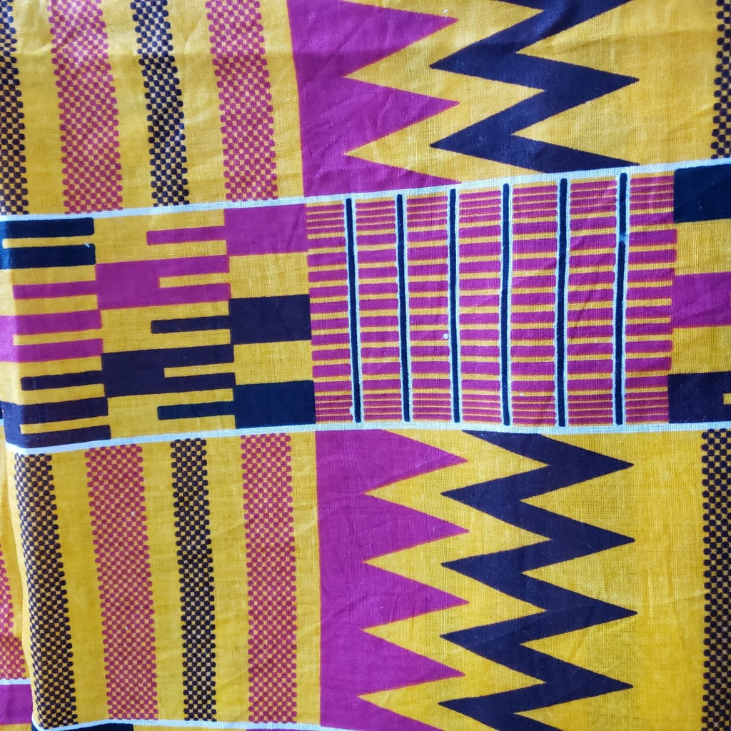 Tecido africano importado de Luanda corte 0,50 X 107 largura | Shopee Brasil