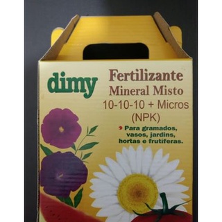 Adubo Misto Mineral Fertilizante, Npk 10 10 10, 1kg – Dimy | Shopee Brasil