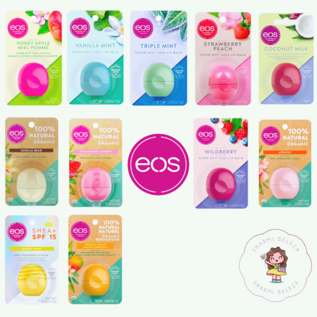 Hidratante Labial - Eos Lip Balm 7g - Original | Shopee Brasil