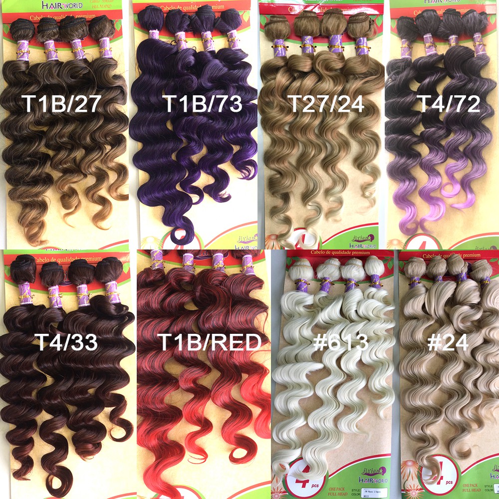 Cabelo Ondulado Orgânico 60cm 4 Telas/pacote 230g Fw Pronta Entrega ...