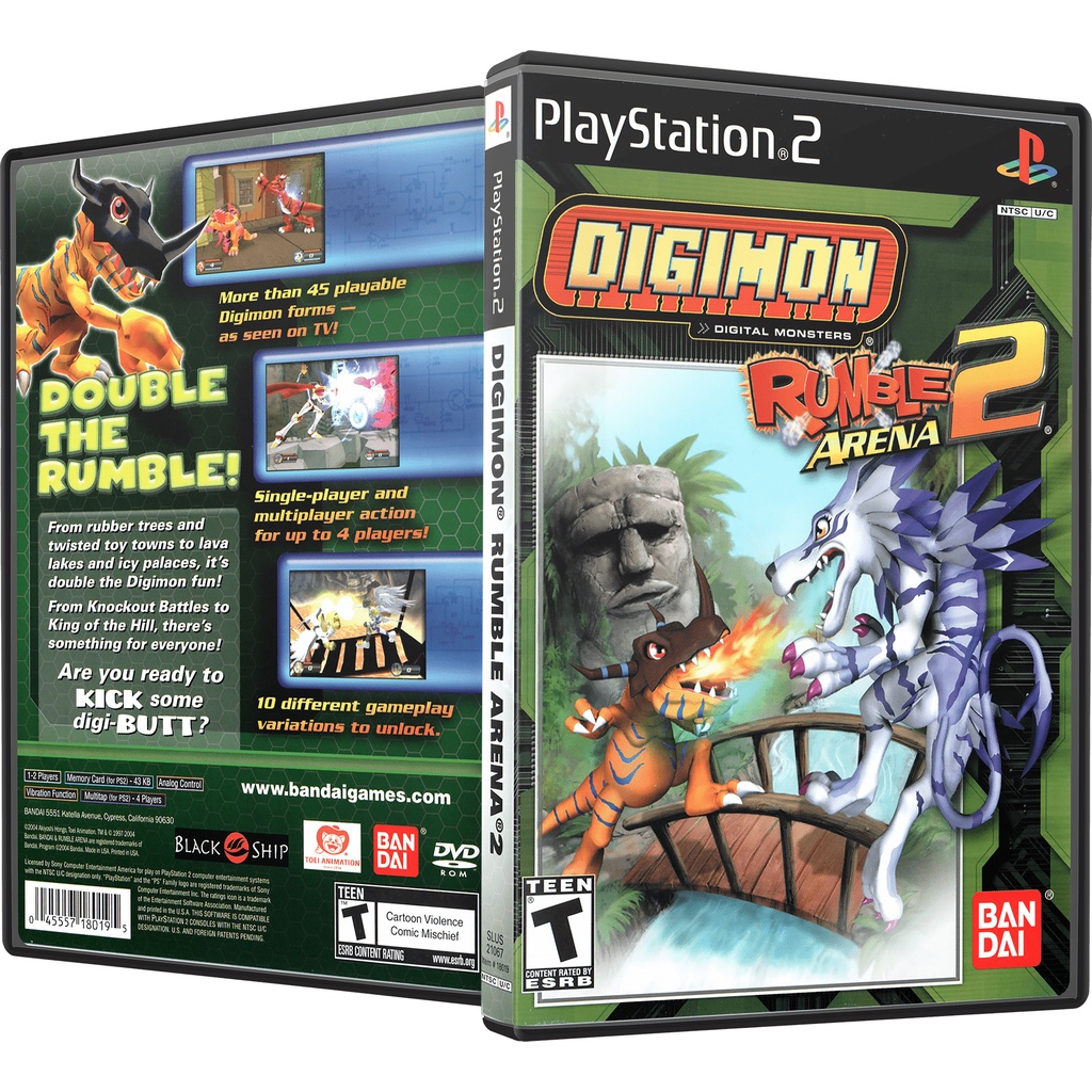 Digimon Rumble Arena 2 (USA) para ps2 | Shopee Brasil