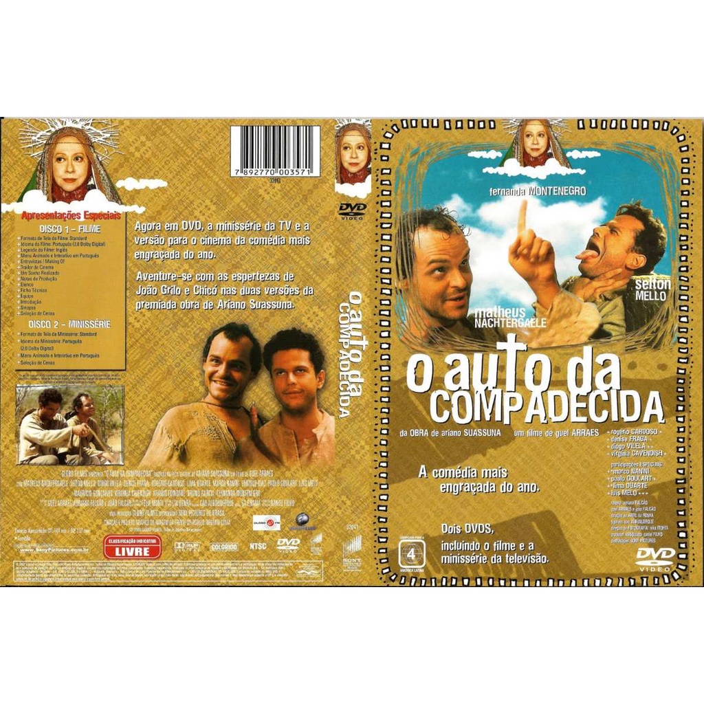 O Auto da Compadecida - DVD | Shopee Brasil