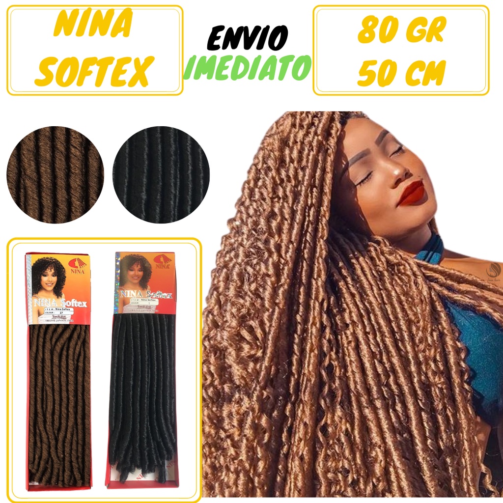 Cabelo Nina Softex Original Fibra Sintética | Shopee Brasil