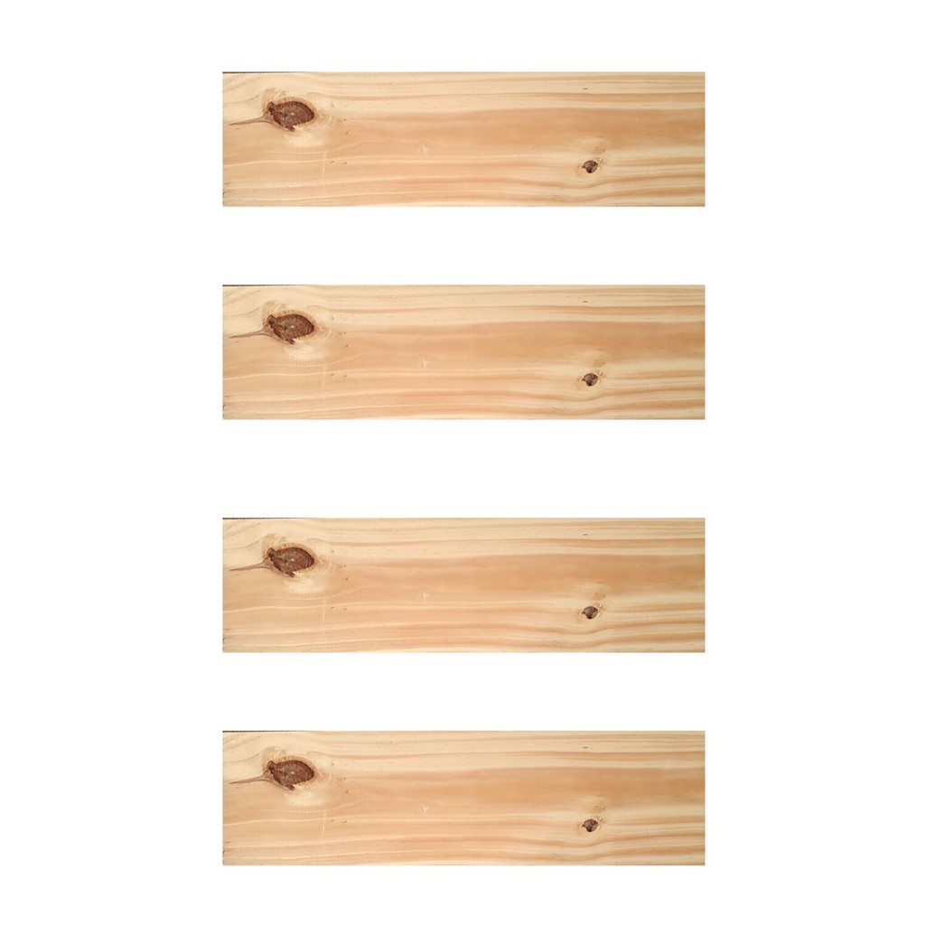 Combo 4 Pinus Premium Para Prateleira Para Livros 50x19 Organize Barato ...