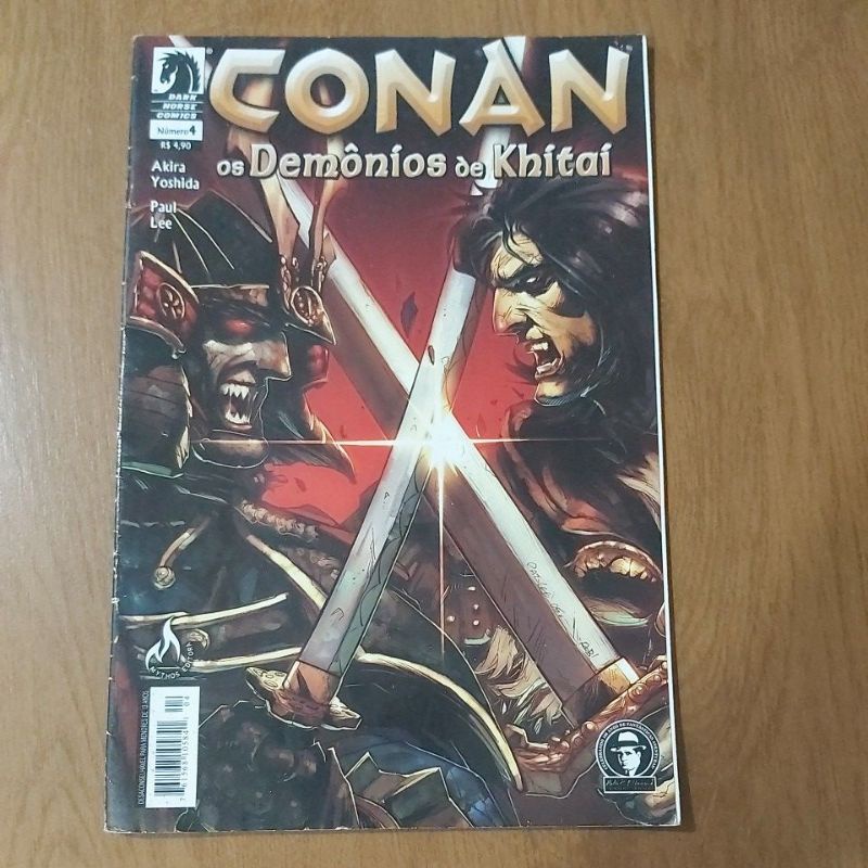 Conan - Os Demônios de Khitai - Mini-Série - n° 04 ( Mythos ) | Shopee ...