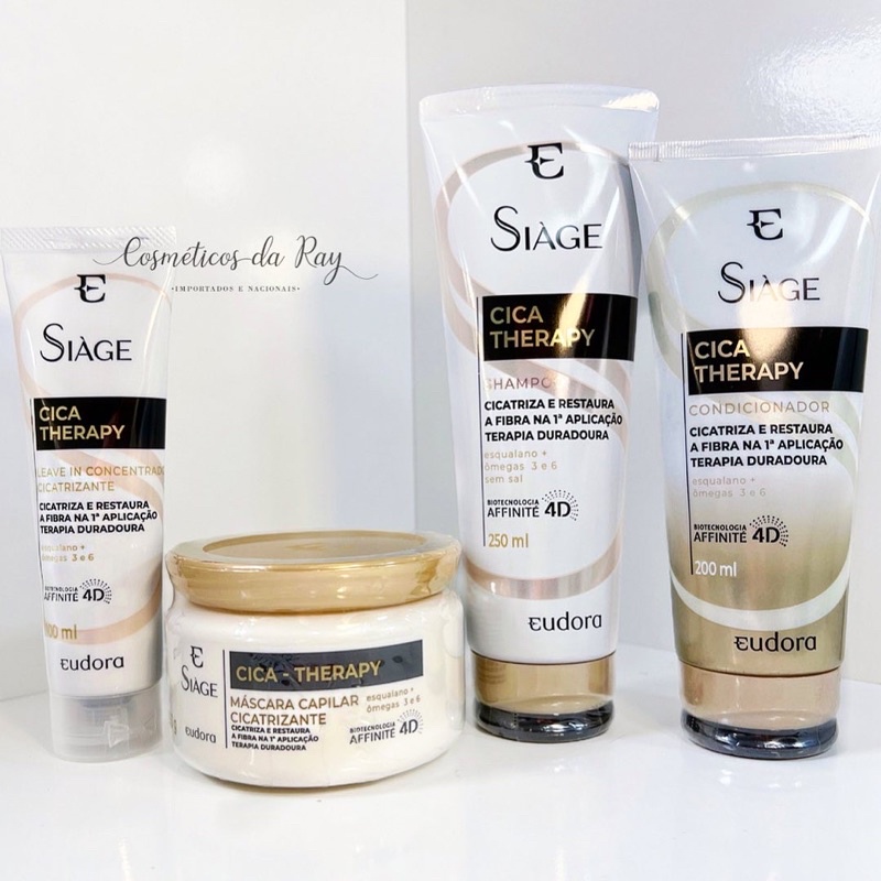Kit completo Eudora Siàge Cica Therapy | Shopee Brasil