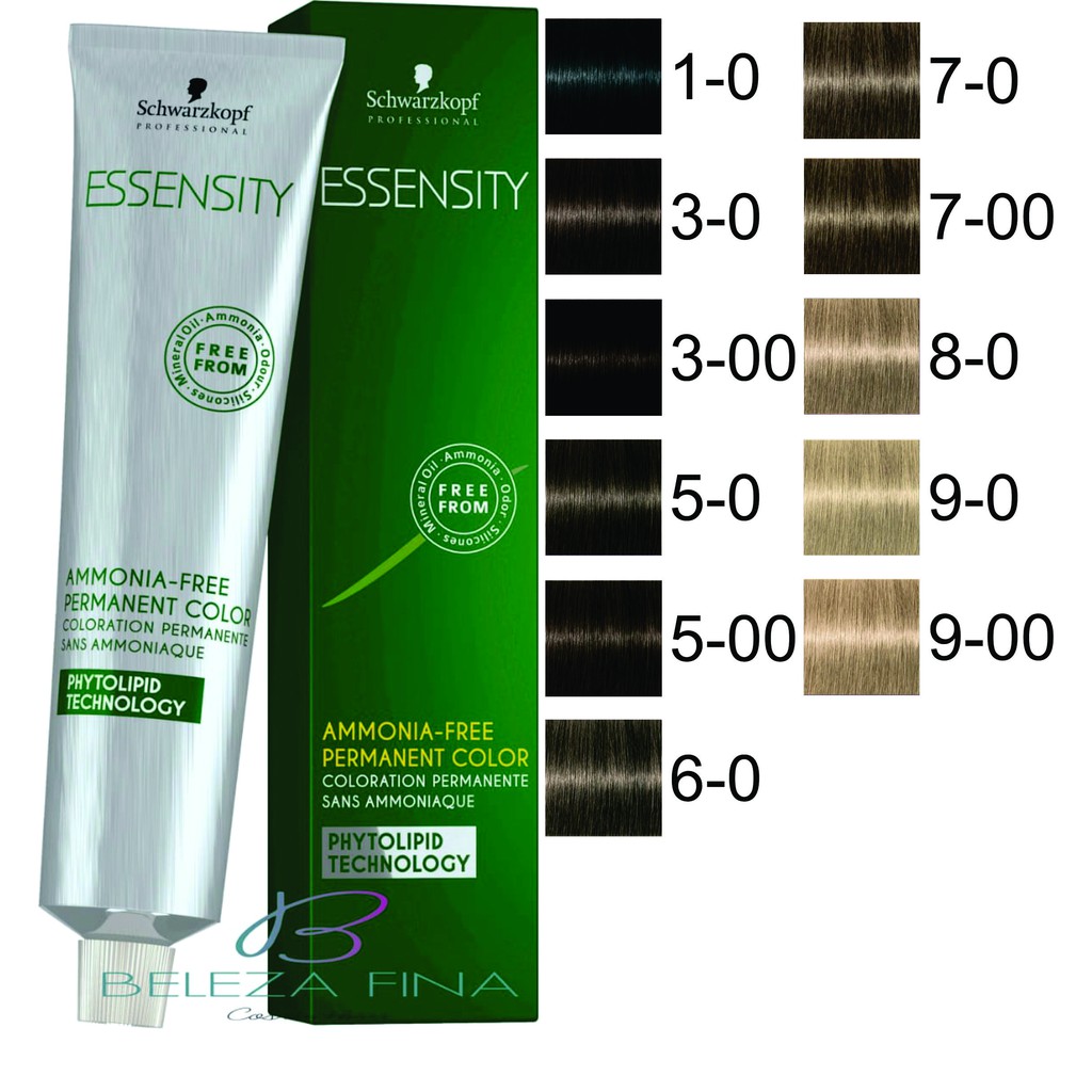 Coloração Essensity Schwarzkopf (sem Amônia) (ESCOLHA A COR) | Shopee ...