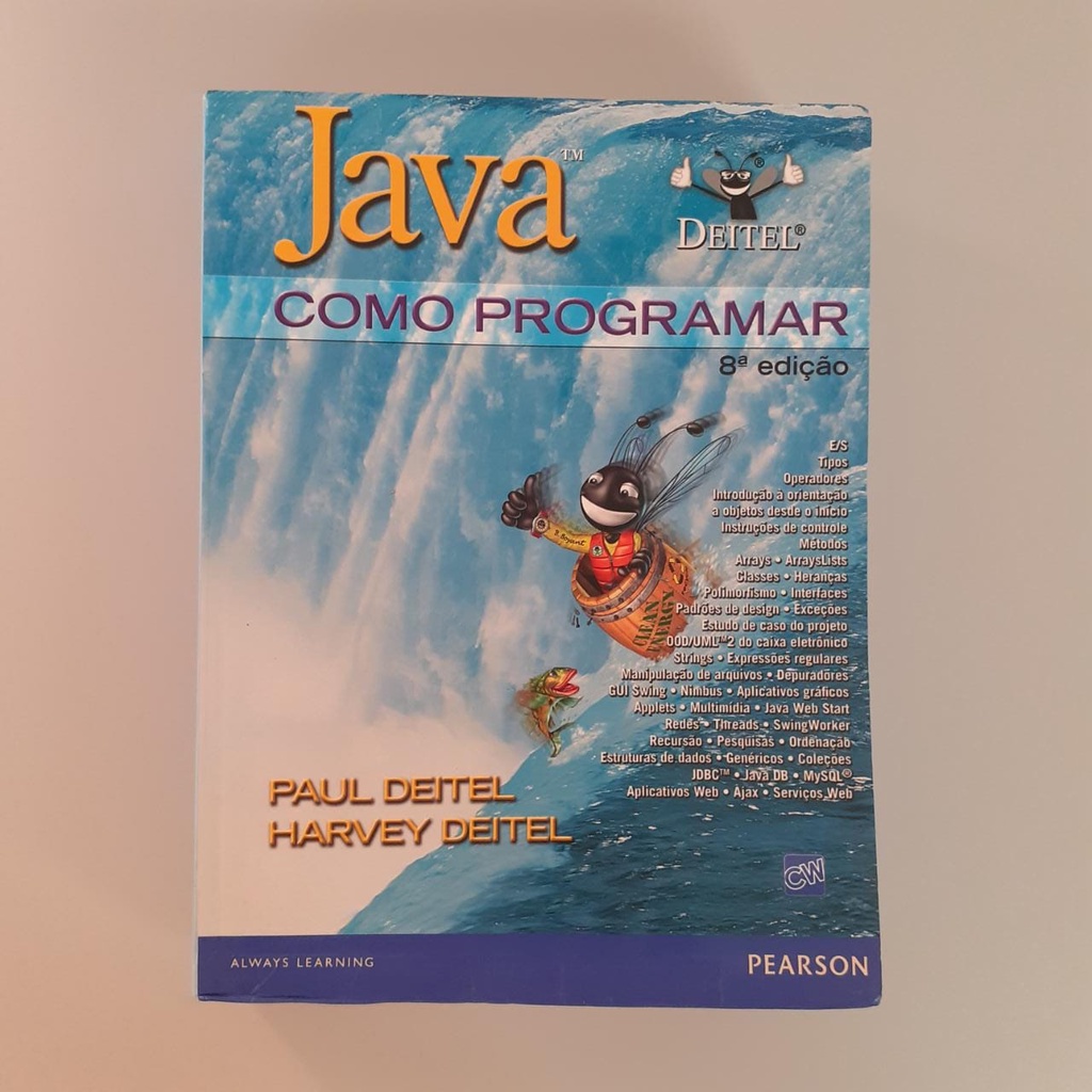 Livro JAVA - Como Programar - 8 edição - DEITEL | Shopee Brasil