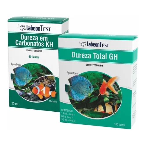 Kit Teste Labcon Dureza Total Gh E Dureza Carbonada Kh | Shopee Brasil