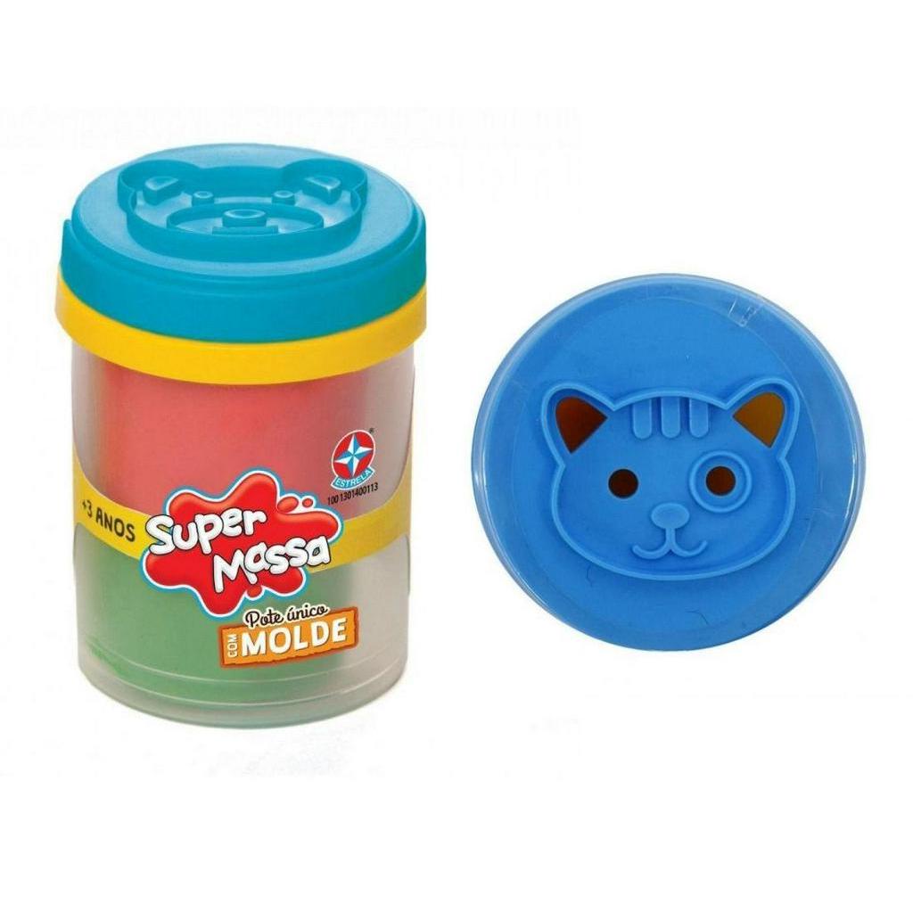 Super Massa Pote Único com Molde Gato 3+ | Shopee Brasil