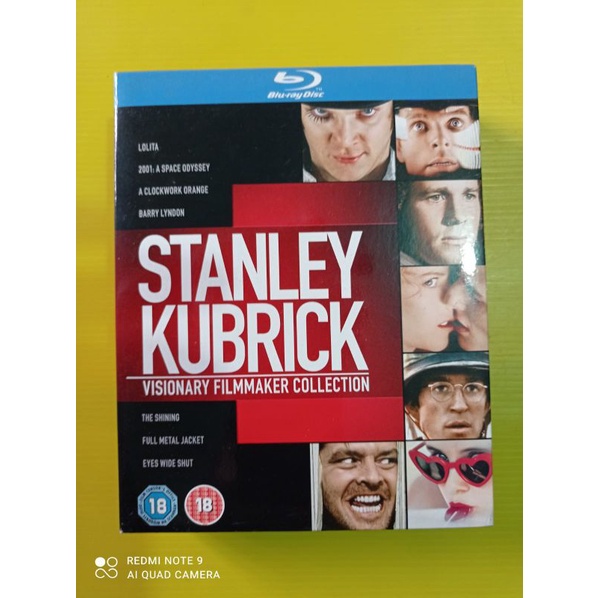 Box Stanley Kubrick visionary filmmaker collection blu-ray original | Shopee Brasil