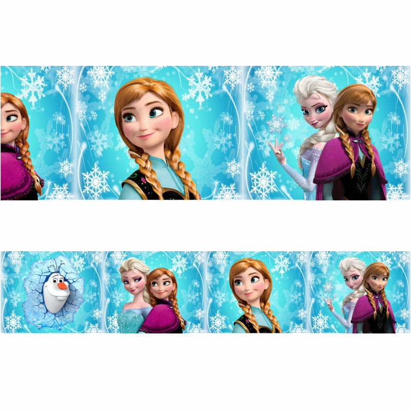 Faixa Border Decorativa Frozen Ana Elsa Olaf 6M I27 | Shopee Brasil