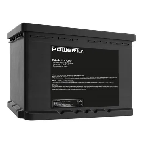 Bateria Selada 12V 4,5AH EN009 Powertek | Shopee Brasil