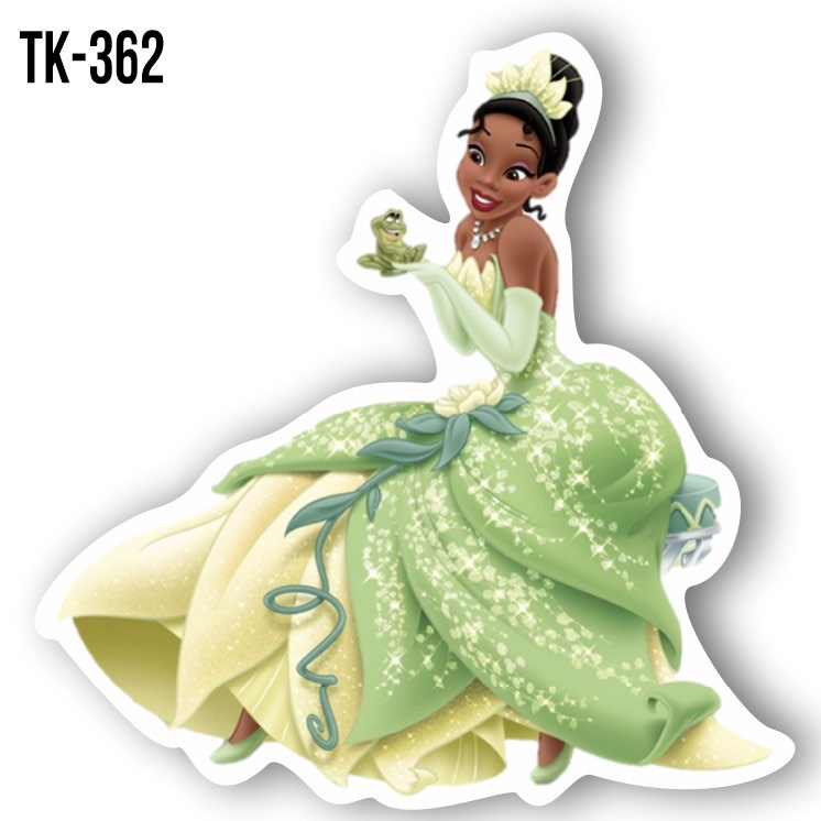 ADESIVO DISNEY - A PRINCESA E O SAPO STICKER 10X10CM | Shopee Brasil