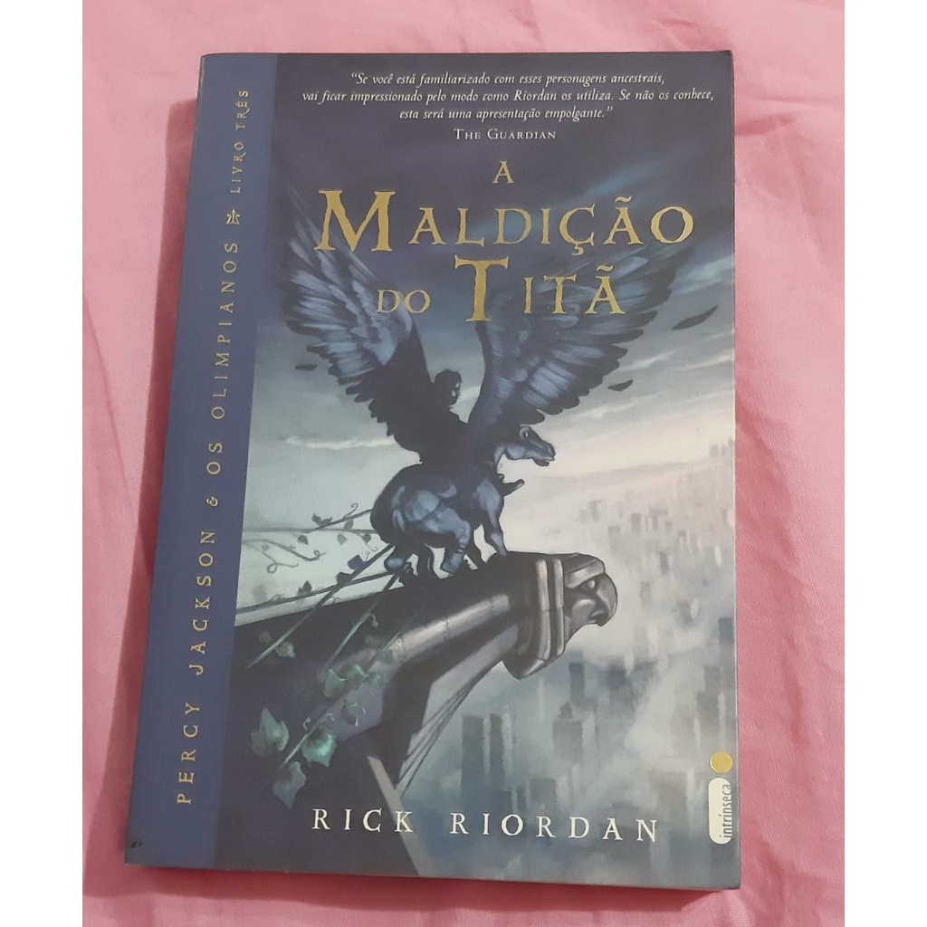 Livro A Maldição Do Titã Percy Jackson E Os Olimpianos Vol 3