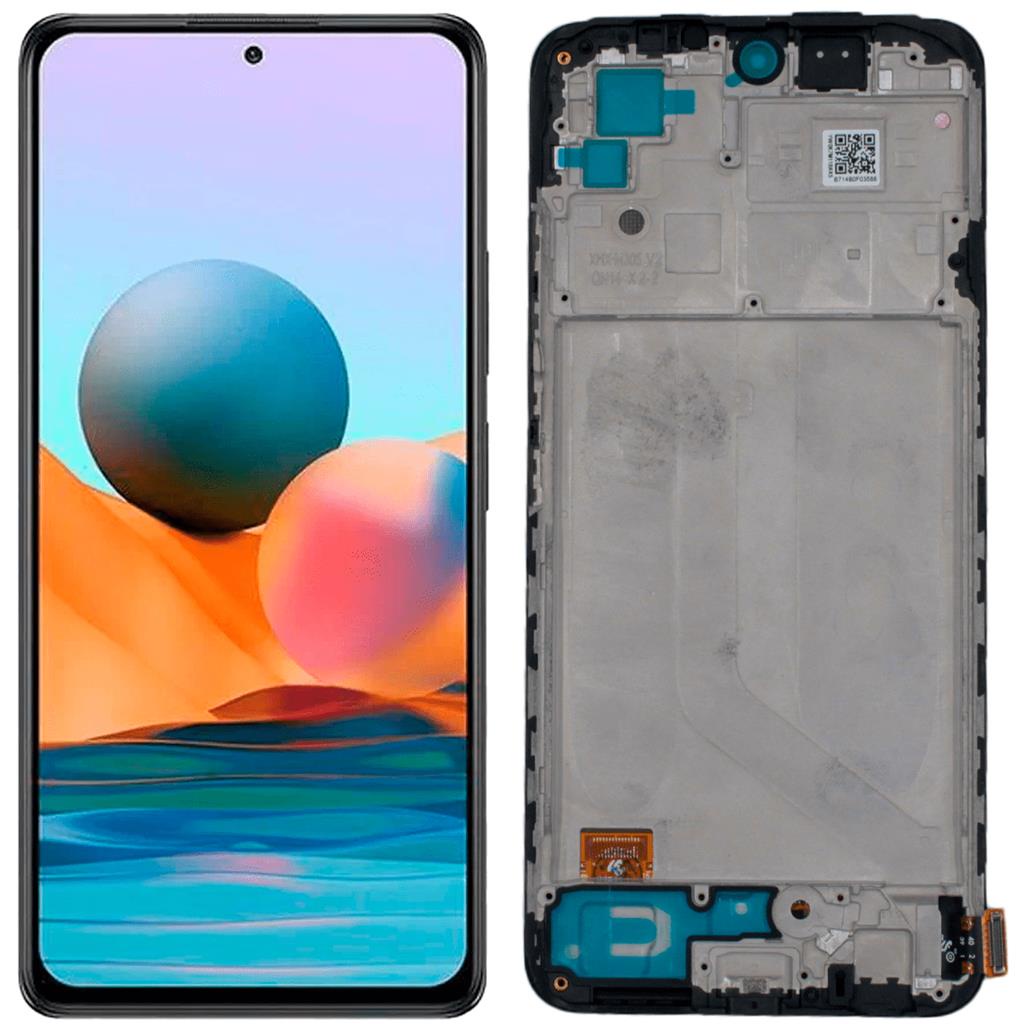 Tela Display Frontal Compativel Redmi Note 10 e 10s C/Aro Premium | Shopee Brasil
