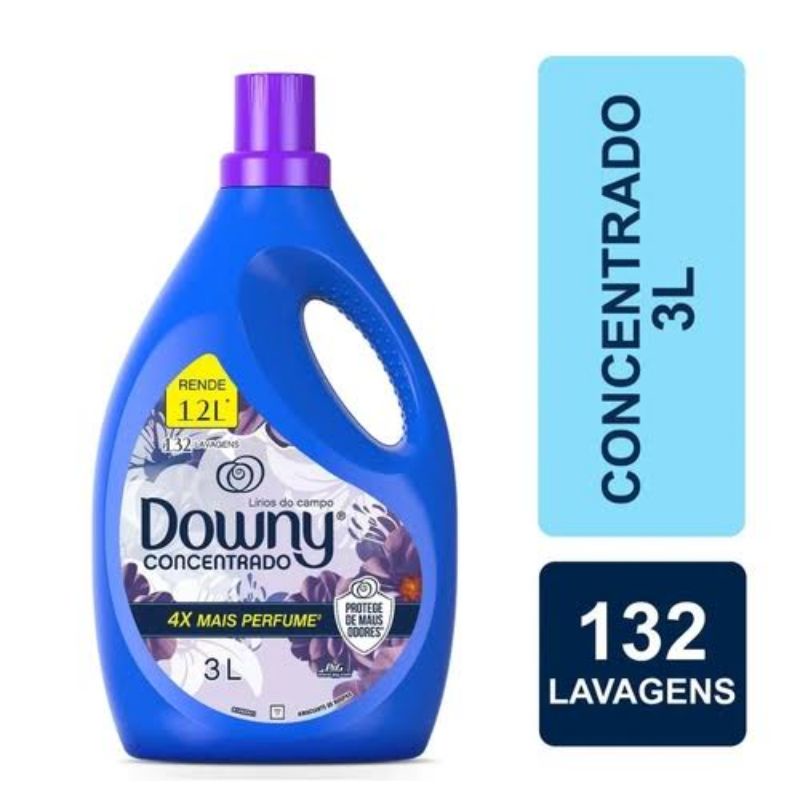 amaciante Downy 3 litros concentrado amaciante roupa | Shopee Brasil