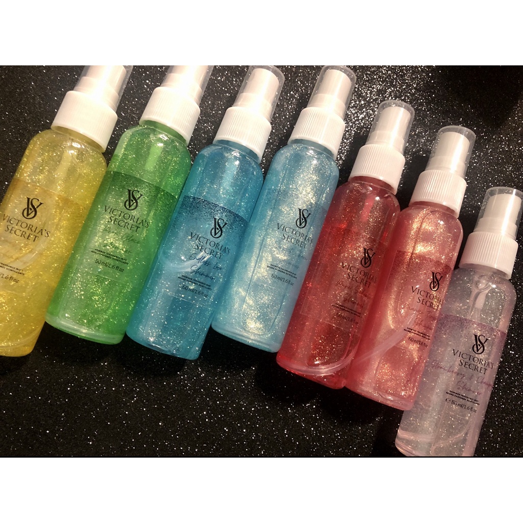 MINI Body Splash Shimmer Glitter Victoria Secret 30ml Vanilla Love ...