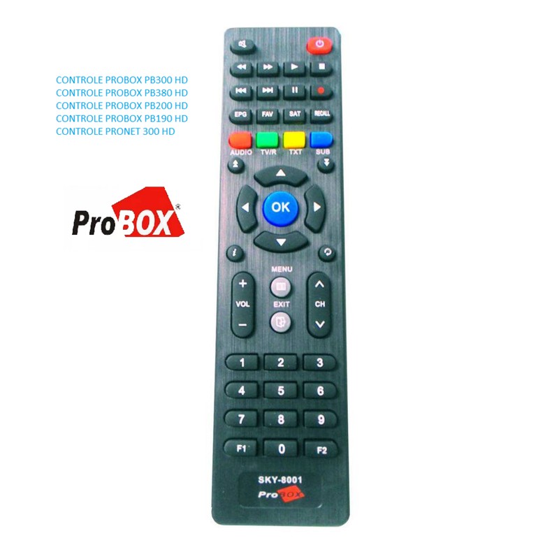 Controle remoto receptor Probox PB190 hd | Shopee Brasil