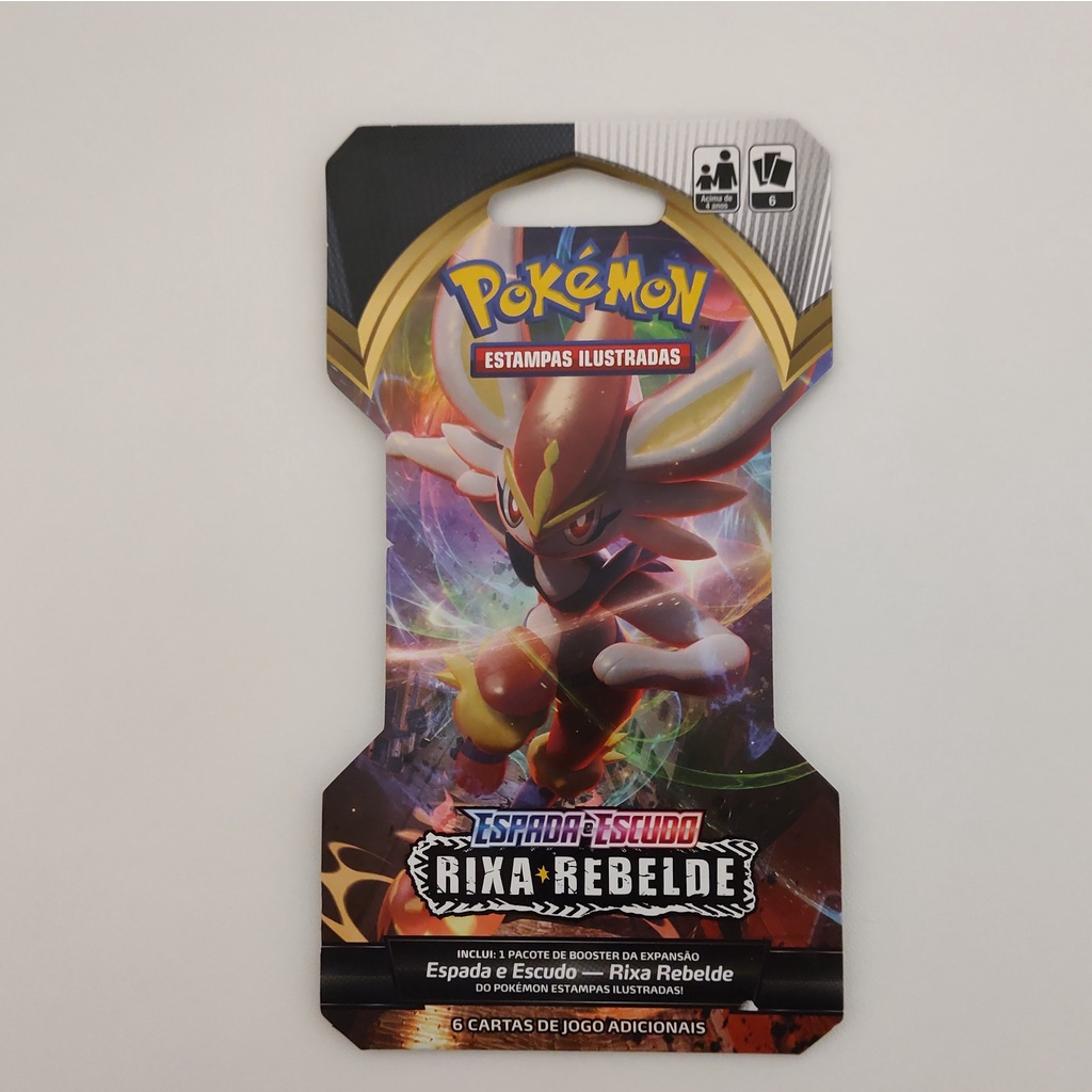 Pokémon TCG - Booster Unitario EE Rixa Rebelde | Shopee Brasil
