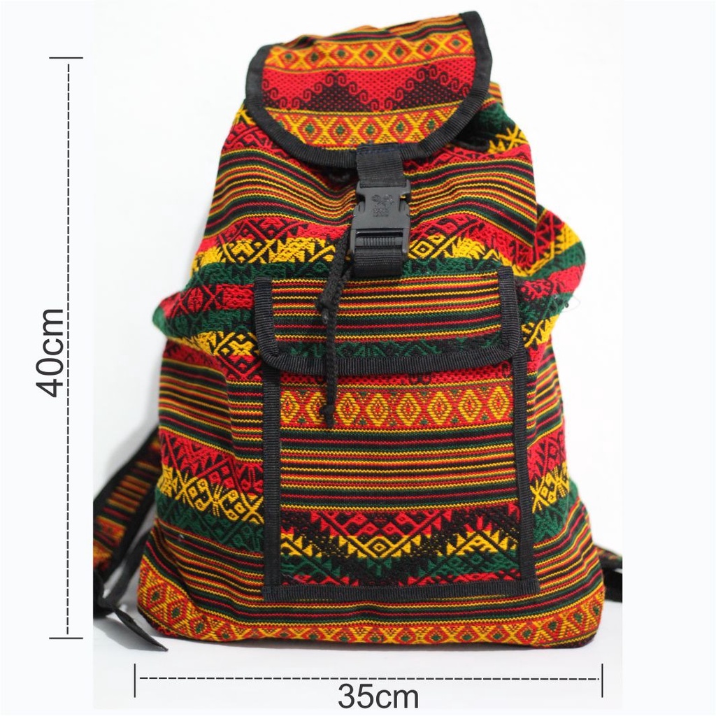 Mochila Peruana Reggae - Boho | Shopee Brasil