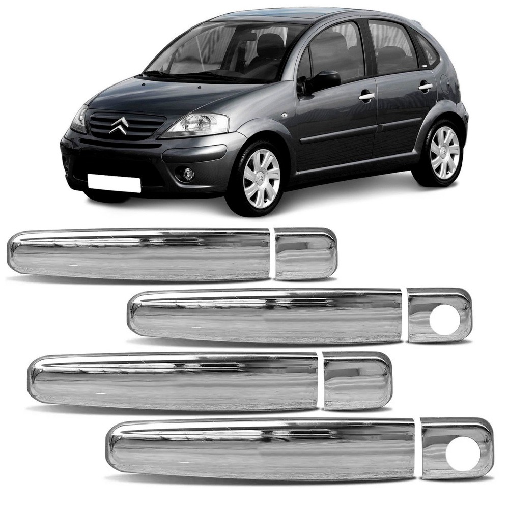 Aplique de Maçaneta - Citroen C3 todos os modelos 07 4 portas | Shopee ...