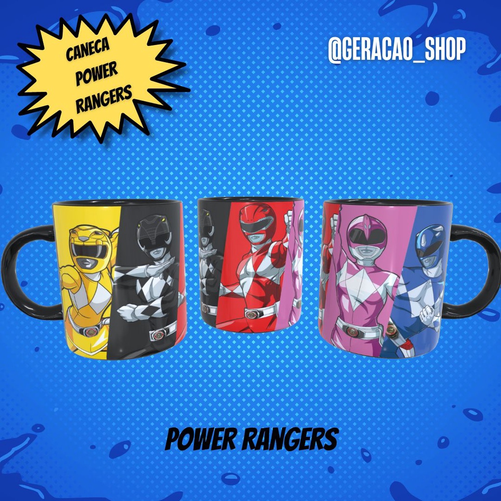 Caneca Power Rangers | Shopee Brasil