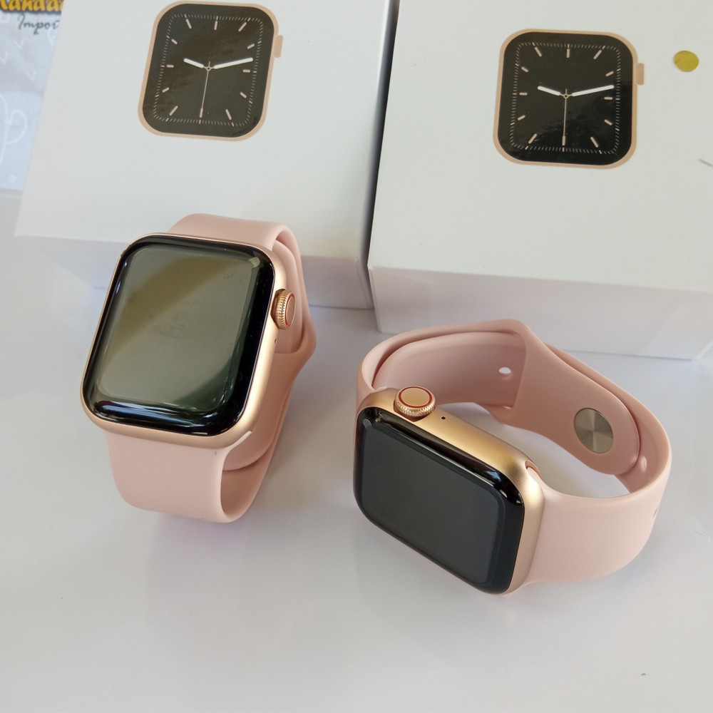 Smartwatch Iwo 12 Lite Rosa 40mm Faz e Recebe Ligação Calculadora ...