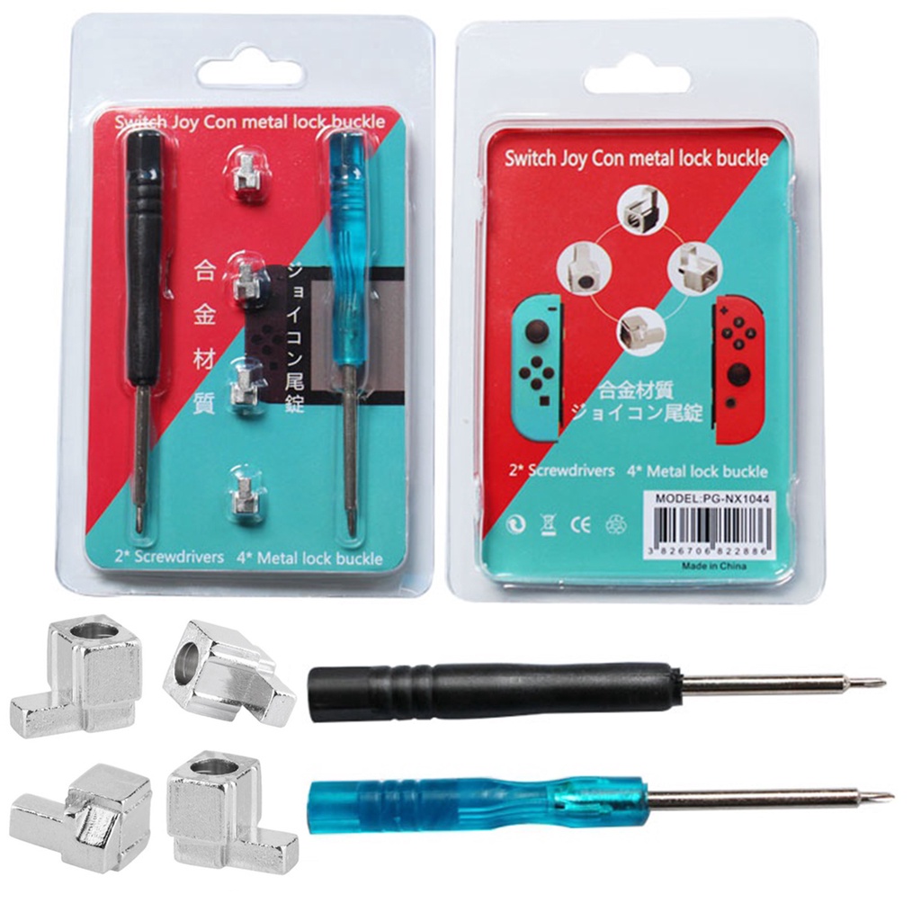 Kit Ferramentas Reparo Fivela Trava Metal Joy-Con Para Nintendo Switch ...