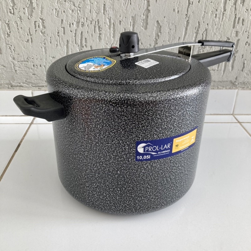 Panela de Pressão 10L Alumínio Extra Forte Prol-lar | Shopee Brasil