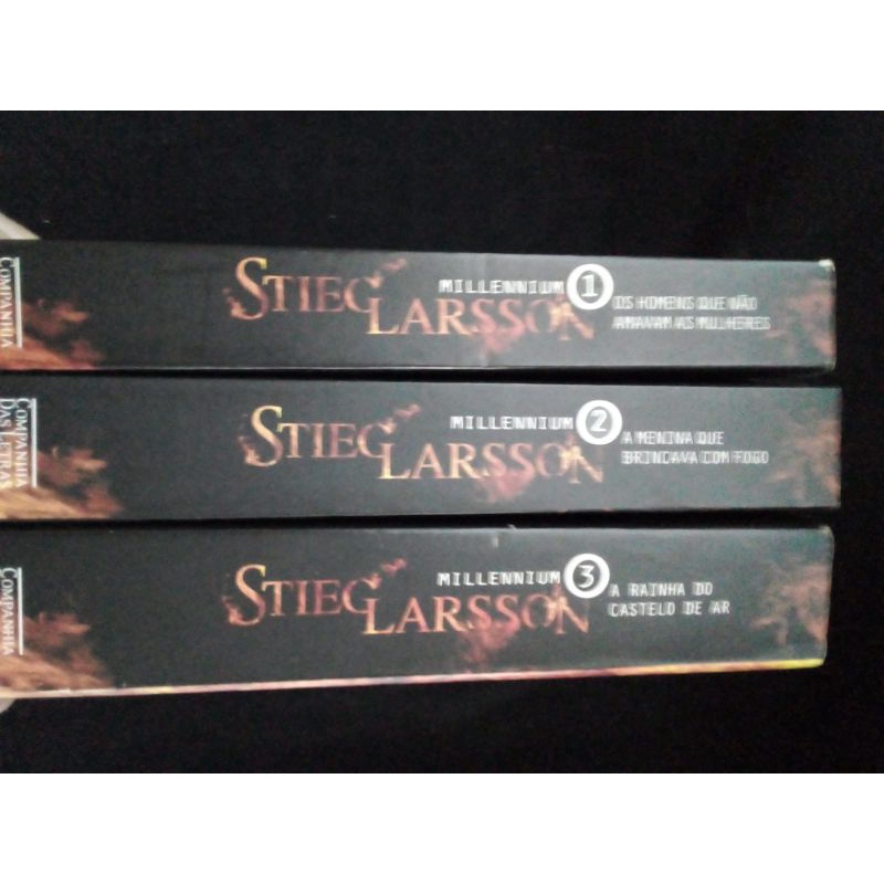 Stieg Larsson - Trilogia Millennium - 3 livros - Ótimo estado! - Faz a Boa!