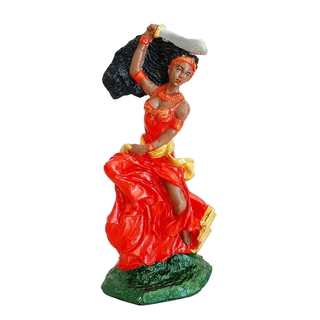 Orixá Iansã Oyá - Imagem Umbanda /Candomblé - Estátua em gesso | Shopee ...