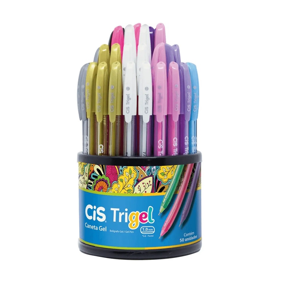 Caneta de Gel Trigel CIS Ponta Fina | Shopee Brasil