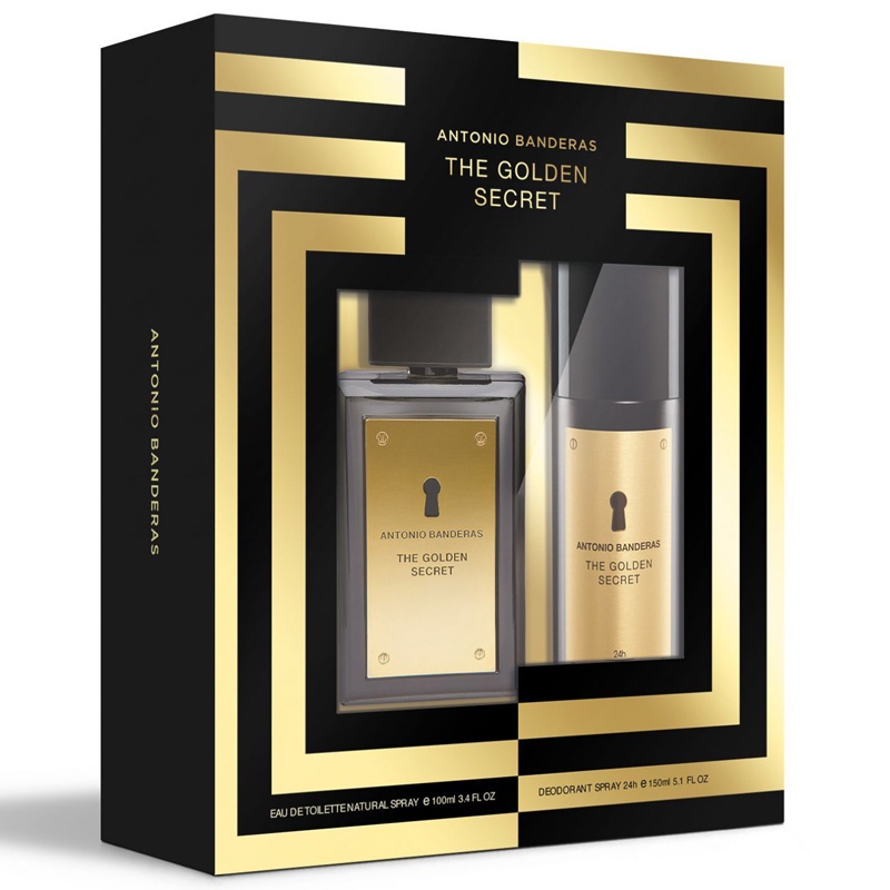 Kit The Golden Secret ( Perfume 100 ml + Desodorante Spray 150 ml ...