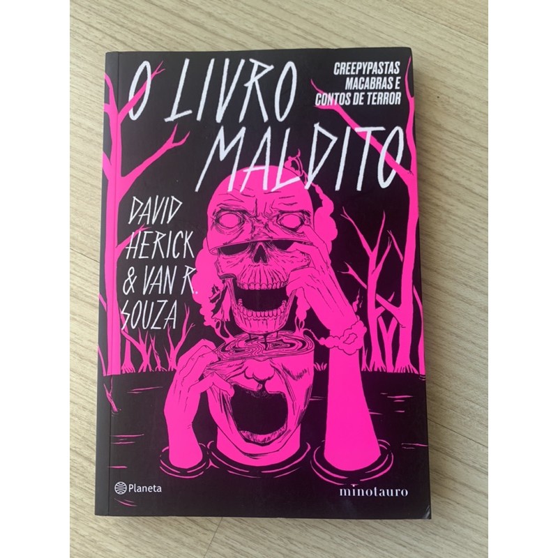 o livro maldito - david herick & van r. souza | Shopee Brasil